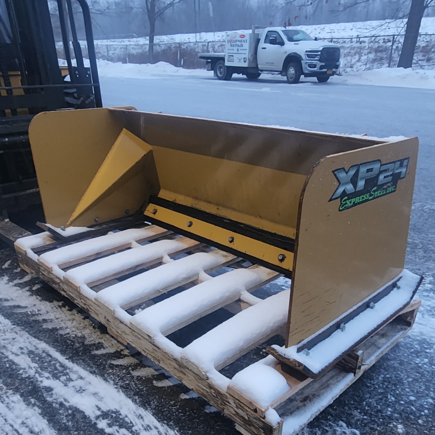 Used Express Steel 60in Snow Pusher - Jim's Equipment Repair